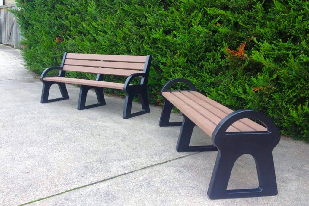 Composite Benches For Commercial Park And Outdoor Furniture Use - UNIFLOOR