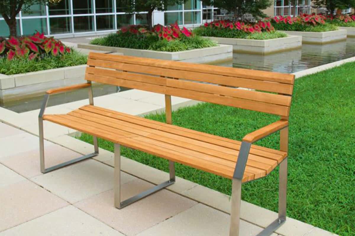 Composite Benches For Commercial Park And Outdoor Furniture Use - UNIFLOOR