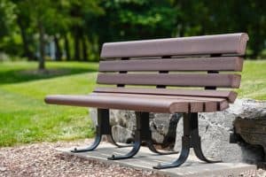 Composite Benches For Commercial Park And Outdoor Furniture Use - UNIFLOOR