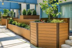 Composite Planter Boxes For Park & Outdoor Use - UNIFLOOR
