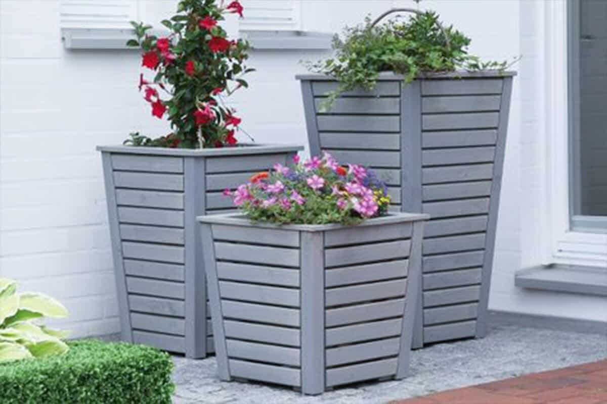 Composite Planter Boxes For Park & Outdoor Use - UNIFLOOR
