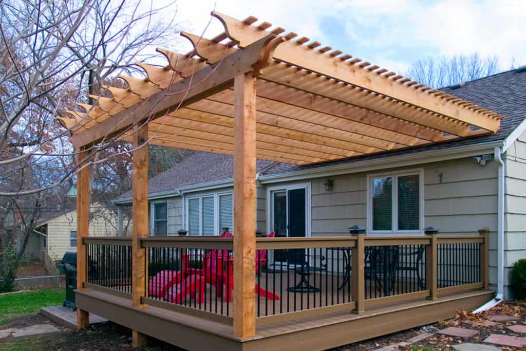 Low Maintenance Outdoor Composite Pergola Kits - UNIFLOOR