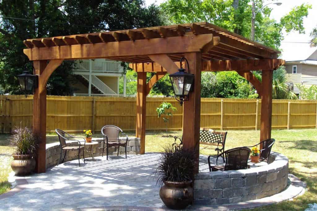Low Maintenance Outdoor Composite Pergola Kits - UNIFLOOR
