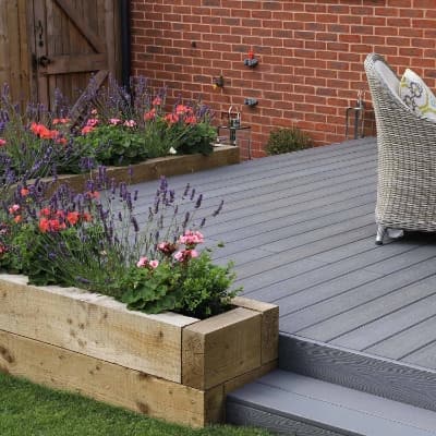 WPC Decking For Outdoor Spaces-Low Maintenance - UNIFLOOR
